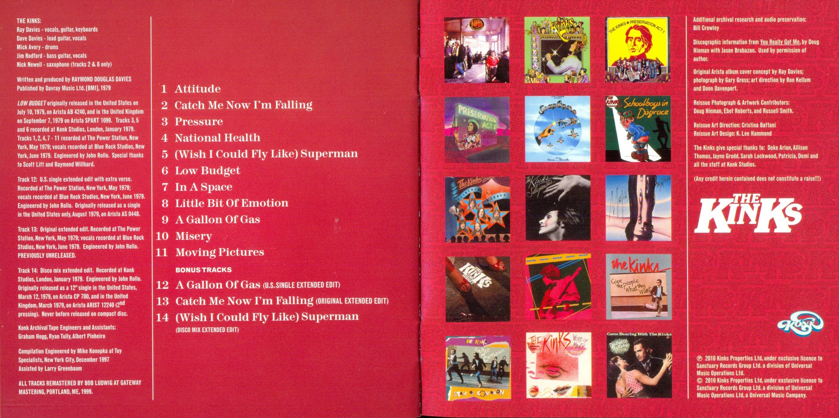 The Kinks Low Budget : Booklet10 JPN | CD Covers | Cover Century | Over ...